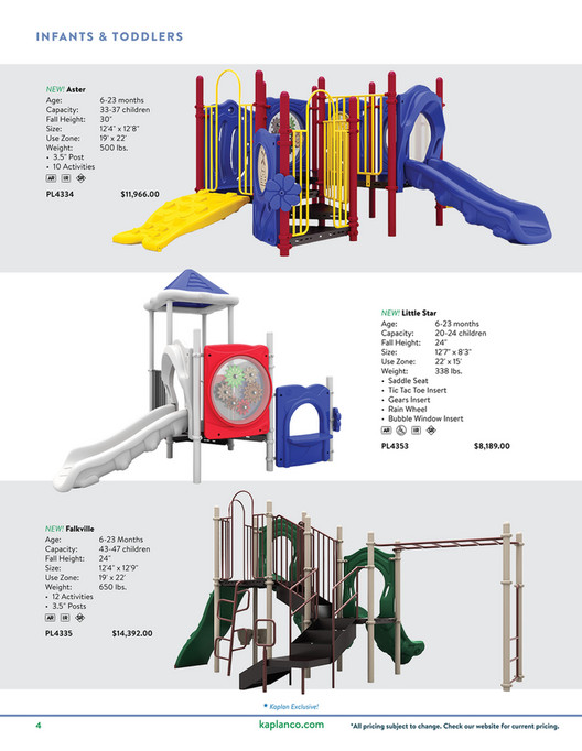Kaplan Early Learning Company - 2024 Playground Catalog - Page 6-7