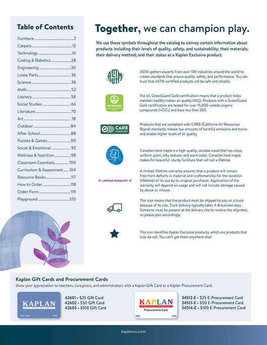 Kaplan Early Learning Company - 2026 Elementary Catalog - Page 1